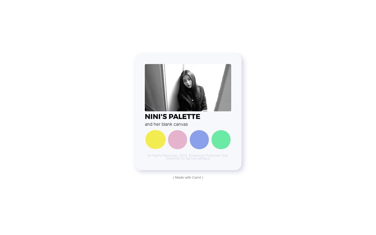 Nini's Palette.